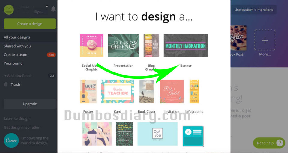 Use Canva to Design Cover Photos Online for Social Media